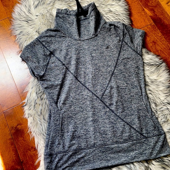 adidas | Tops | Adidas Womens Turtle Neck Short Sleeve Shirt | Poshmark